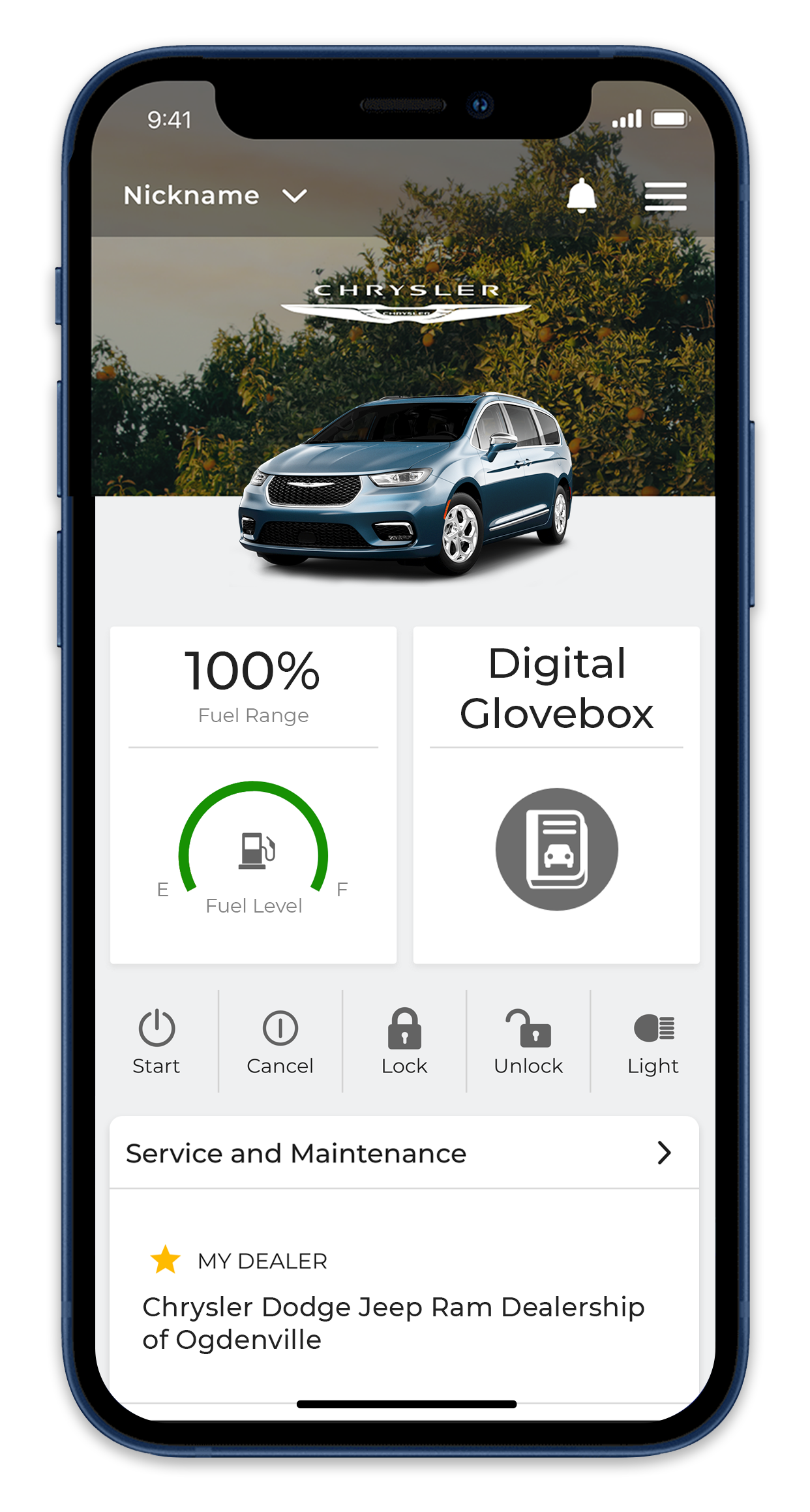 Chrysler Trial Information - SiriusXM Dealer Portal